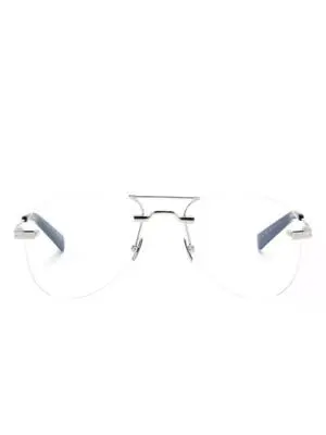 Saint Laurent SL745 Pilot Frame Glasses Grey