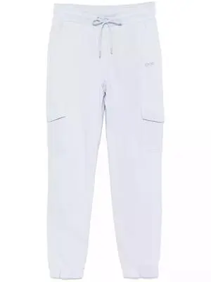 Dkny Studded Logo Track Pants - Blue