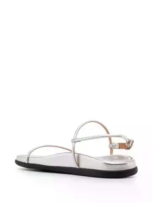 ANCIENT GREEK SANDALS Semystra Leather Flat Sandals