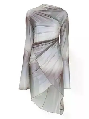JADE CROPPER Draped Twisted Mini Dress