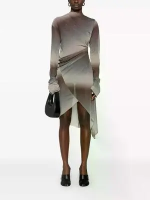 JADE CROPPER Draped Twisted Mini Dress