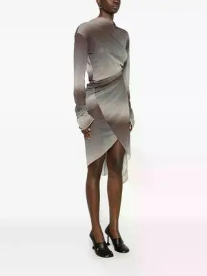 JADE CROPPER Draped Twisted Mini Dress