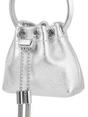 JIMMY CHOO Bon Bon Keyring Charm - Silver