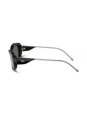 DIESEL® Logo-plaque Cat-eye Sunglasses