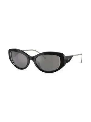 DIESEL® Logo-plaque Cat-eye Sunglasses