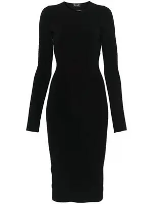 MUGLER Sheer & Opaque Panelled Top