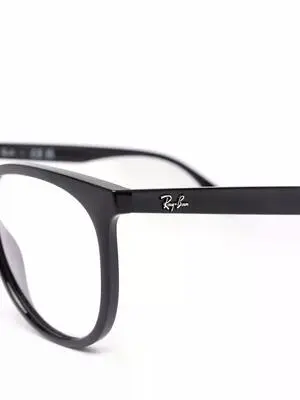 Ray-ban Square-frame Glasses - Black