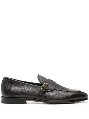 TOM FORD Grain Dover Buckle Loafers