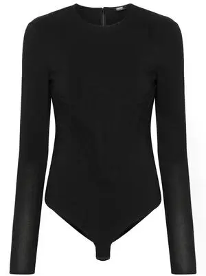 Versace Boned Crepe Bodysuit