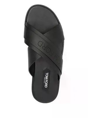 TOM FORD Logo-perforated Slides