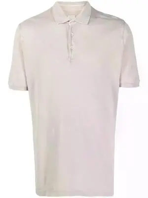 Fedeli Short-sleeve Polo Shirt - Neutrals