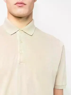 Fedeli Short-sleeve Polo Shirt - Neutrals