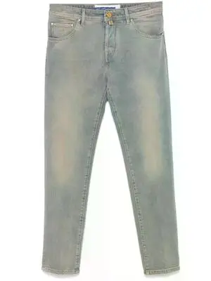 Jacob Cohen Scott Slim-cut Cropped Jeans - Blue