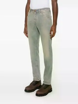 Jacob Cohen Scott Slim-cut Cropped Jeans - Blue