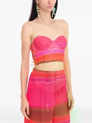 AMIR SLAMA X Jade Picon Corset Crop Top