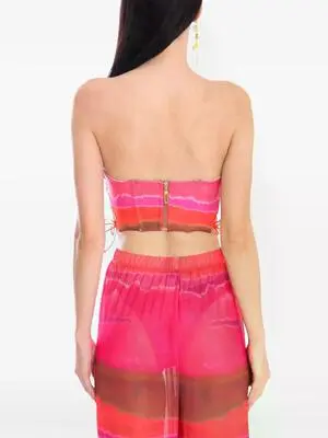 AMIR SLAMA X Jade Picon Corset Crop Top