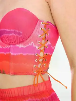 AMIR SLAMA X Jade Picon Corset Crop Top