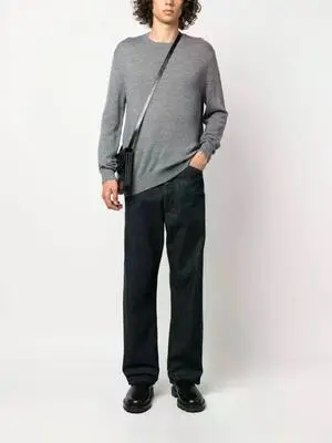 JIL SANDER Crew-neck Wool Jumper - Grey