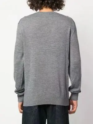 JIL SANDER Crew-neck Wool Jumper - Grey