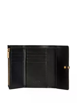 TOD'S Logo-engraved Wallet - Black