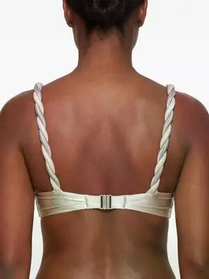 ISA BOULDER Reversible Chunky-rope Bikini Top