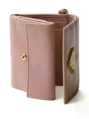Prada Small Leather Wallet - Pink