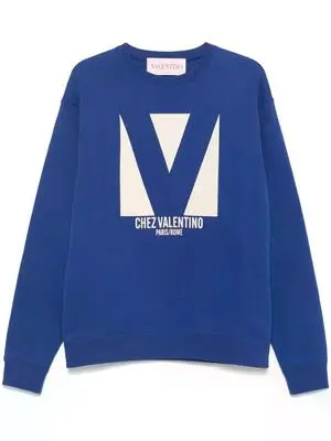 Valentino Garavani Chez Print Sweatshirt - Blue