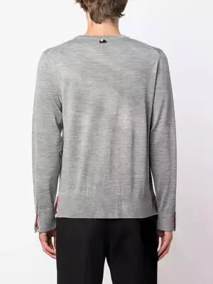 Thom Browne Logo-patch Wool Sweatshirt