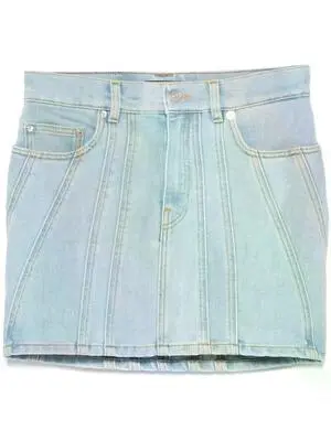 MUGLER Spiral-detail Mini Skirt