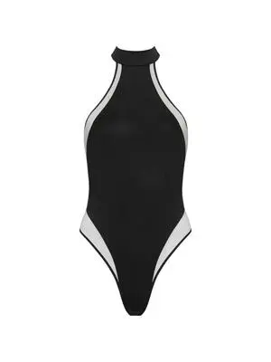 MAISON CLOSE Minuit Halterneck Swimsuit - Black