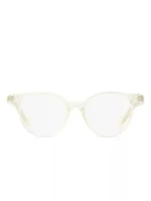Moncler Round-frame Glasses - White