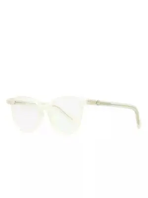Moncler Round-frame Glasses - White
