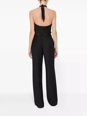 Moschino Belted Halterneck Jumpsuit