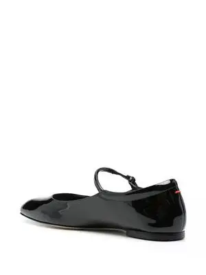 AeydĒ Uma Leather Ballerina Shoes - Black