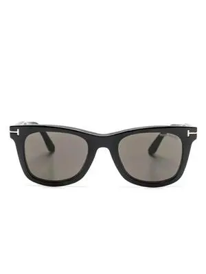 TOM FORD Clip-on Square-frame Glasses - Black