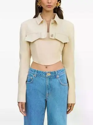 Cult Gaia Issa Cropped Jacket