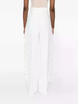 NISSA Embellished Wide-leg Trousers