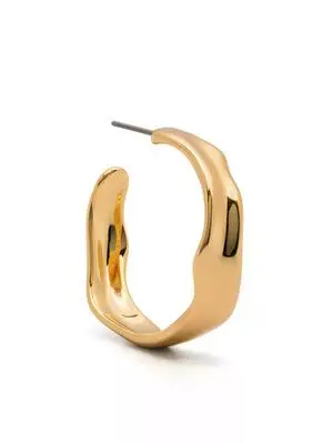 Kate Spade New York Molten Hoop Earrings - Gold