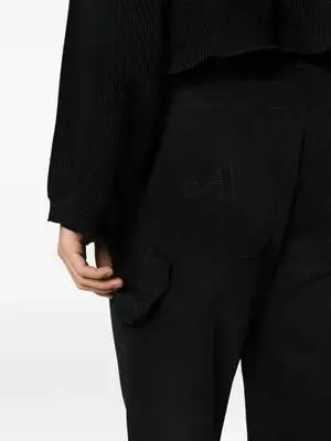 AWAKE NY Logo-embroidered Straight-leg Jeans
