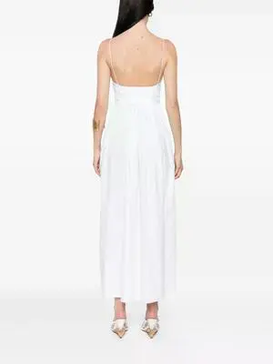 Matteau Poplin Maxi Dress - White
