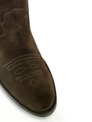 NOTABENE Anne Suede Western Ankle Boots