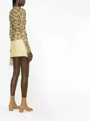 KNWLS Halcyon Semi-sheer Top - Yellow