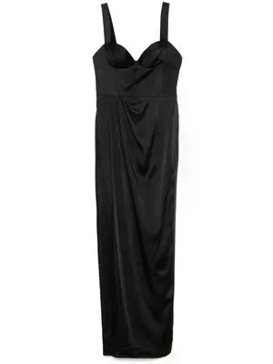 Marchesa Satin Bustier Gown