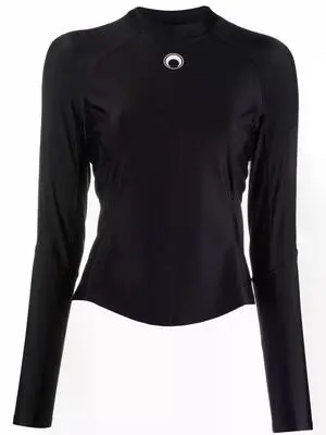 Marine Serre Long Sleeve Performance Tops For Women