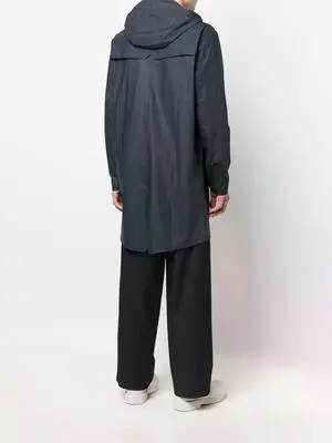 Rains Drawstring Hood Raincoat - Blue