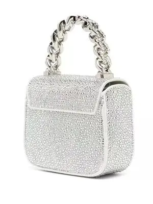 Versace La Medusa Crystal-embellished Mini Bag