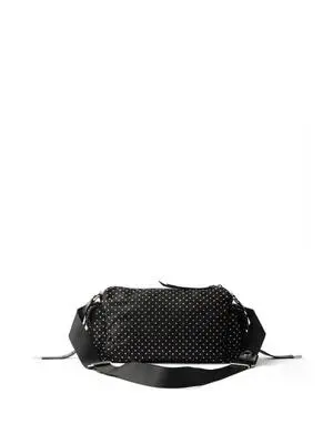 Prada Studded Re-nylon Shoulder Bag