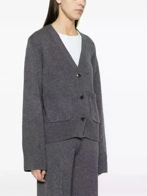 LISA YANG Danni Cashmere Cardigan - Grey