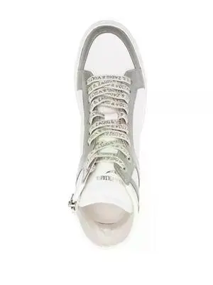 Zadig&Voltaire High Flash Infinity Leather Sneakers