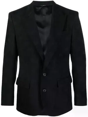 Dolce & Gabbana Logo-jacquard Single-breasted Blazer